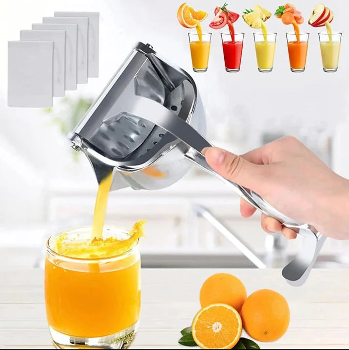 Presse jus en acier inoxydable manuel – Shop