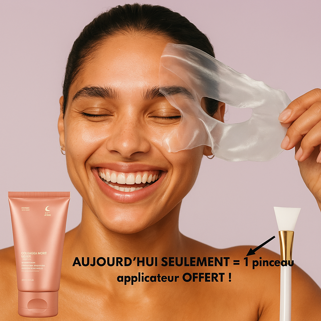 Masque de Nuit au Collagène - Une Peau Saine et Revitalisée ! + 1 pinc ...