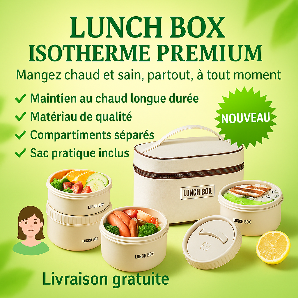Lunch Box Isotherme Premium – Mangez chaud et sain, partout, à tout mo ...